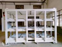 China Powder Coated Motor-Driven Sheet Racking For Customized Multi-Level Plate Rolling-out for sale
