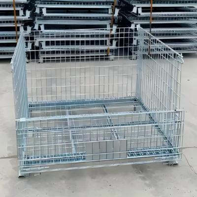 Cina Conventional Galvanized Wire Mesh Container For Cargo Transport And Storage Solutions in vendita
