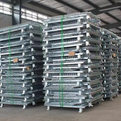 Cina Conventional Galvanized Wire Mesh Container For Cargo Transport And Storage Solutions in vendita