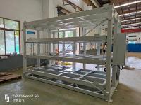 China Powder Coated Motor-Driven Sheet Racking For Customized Multi-Level Plate Rolling-out for sale