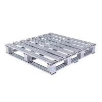 China Galvanized One Sided Steel Pallets for Warehouse Serviceability and Customization for sale