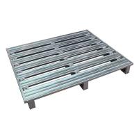 China Galvanized One Sided Steel Pallets for Warehouse Serviceability and Customization for sale