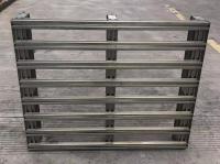 China Galvanized One Sided Steel Pallets for Warehouse Serviceability and Customization for sale