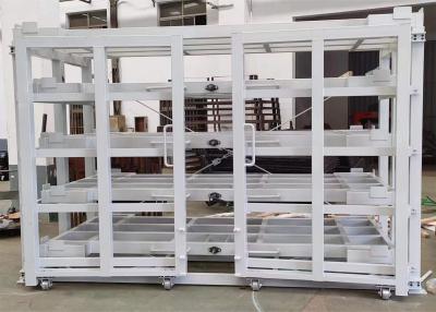 Cina 6000mm Length Roll Out Sheet Rack For Special Purpose And Combined Mobility Efficiency in vendita