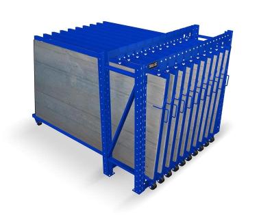Cina Customized Metal Sheet Rack For Vertical Storage And Handling Of Sheets Or Leftover in vendita