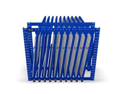Cina Steel Drawer Structure Vertical Metal Sheet Rack For Space-Saving Metal Plate Storage in vendita