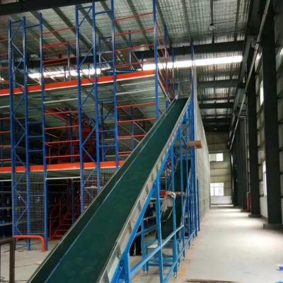 Cina Small Warehouse Storage Fixed Mobility Mezzanine Platform Heavy Duty Racking Solution in vendita