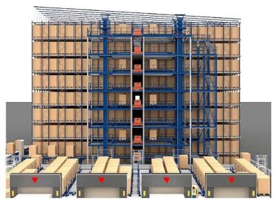 Cina Multi-Level Racking For Automated Stacker Warehousing Logistics Center Asrs Warehouse in vendita
