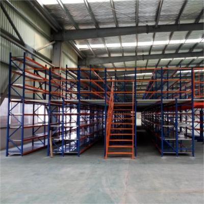 Cina 80.000kg Pacchetto Peso lordo Sistema di scaffalatura a mezzanino per lavori pesanti con struttura in vendita