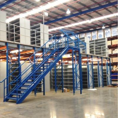 Cina 80.000kg Pacchetto Peso lordo Sistema di scaffalatura a mezzanino per lavori pesanti con struttura in vendita