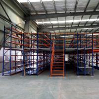 China Customized Steel Mezzanine Floor Racking System For Large-Scale Storage Optimization for sale