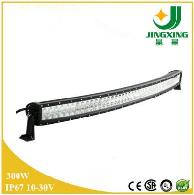 China Excellent dual row 300W 12v curved led light bar for off-road for sale