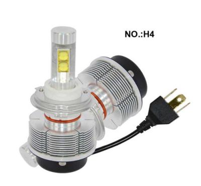 China Car H4 30W White LED Fog Light Bulb 3000LM High Low Beam Headlight for sale