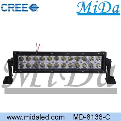 China 13.5inches 4x4 led light bar dual row CREE led offroad light bar 72w for sale
