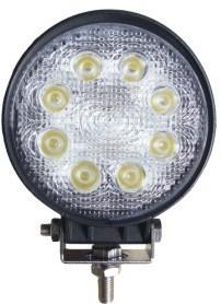 China Round 24W Automotive Led Work Lights 1755lum for sale