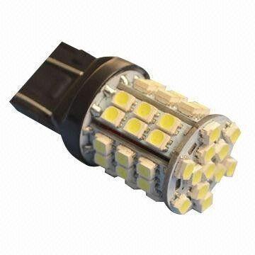 China 48 pieces 3528 SMD LED Brake Light Bulb Switchback dual color car LED bulb for sale