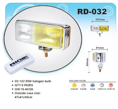 China 197 * 80 * 81mm 4x4 off road fog light / SUV / Jeep front bumper fog lamp with CE, ISO9001 for sale