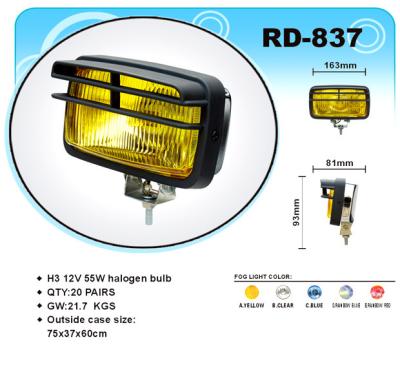 China 4x4 SUV / Jeep front bumper fog lamp / Off Road 12V, 55W halogen H3 bulb Fog Ligh for sale