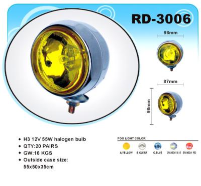 China 4 x 4 H3, 12V, 55W halogen bulb Off Road front bumper Fog Light / fog lamp for sale