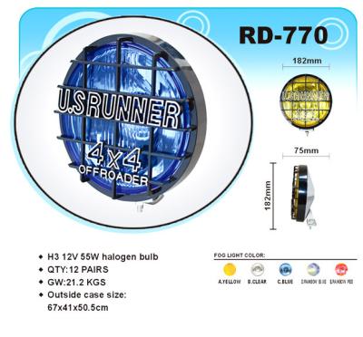 China 182 * 182 * 75 mm 4 x 4Off Road / SUV / Jeep front bumper 12V, 55W Fog Light for sale