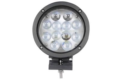 China Truck , Excavator 60W round led work light PC Lens , Cree led work lamp 12v 24v for sale