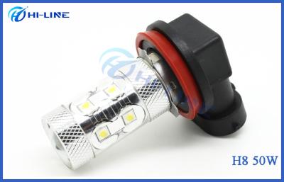 China 12V 6000K LED Fog Driving Lights 50W Bright H8 For ATVS Trucks for sale
