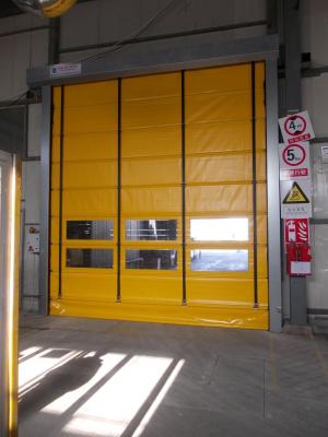 China Lightweight Folding Shutter Door Fast 1.5mm PVC Rolling Shutter for sale