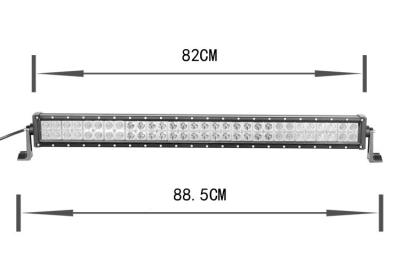 China 2 Rows 31.5 Inch 180W Automotive Led Light Bar 4X4 SUV work light bar for sale