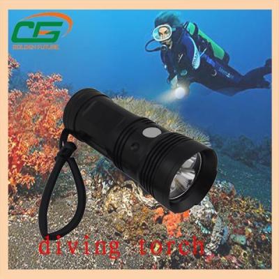 China Waterproof Ip68 8.8ah Rechargeable With Hand Hold Cree Led Dive Lights for sale