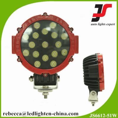 China 51W Red LED Offroad Work Light 12V Automotive LED Work Light for 4x4 Accessories for sale