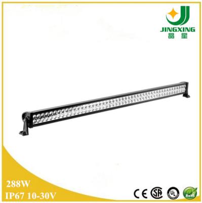 China 49.5 inch12/24V DC double row 288w off road led light bar JX8801-288W for sale