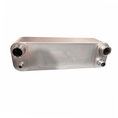 Cina High Temperature Durable Copper Brazed Plate Heat Exchanger for Dairy Water Chiller in vendita