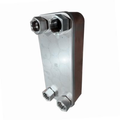 China SUS304 316L condensador confiable de placa soldada intercambiador de calor de la placa hidráulica de la aplicación de enfriador mini bobinas de evaporador en venta