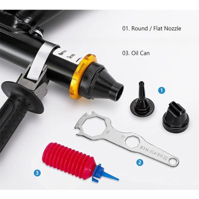 Cina 110V Motore elettrico a mortaio con spruzzatore portatile con due ugelli in vendita