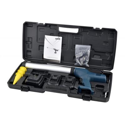 Cina Pistola elettrica di scarico elettrica di 21V Pistola elettrica di scarico elettrica sia per salsicce che per cartucce Utilizzare sigillante con scatola degli attrezzi con batterie da 2 pezzi in vendita