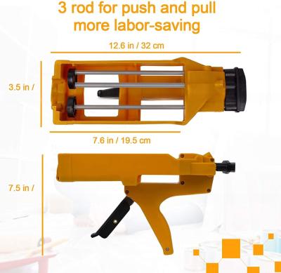 Cina 400 mL/13.5 fl oz 1:1 Miscelazione Rapporto doppio componente Epoxy Applicator doppia cartuccia pannello di legame Adesivo Epoxy Caulk Gun in vendita