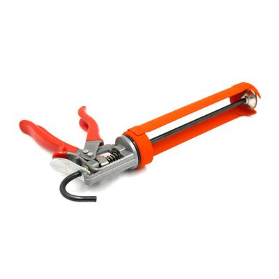 Cina Proporzione di spinta massima 24: 1 Arancio Rod rotondo liscio a mano Pistola di silicone per tubi Caulk da 310 ml in vendita