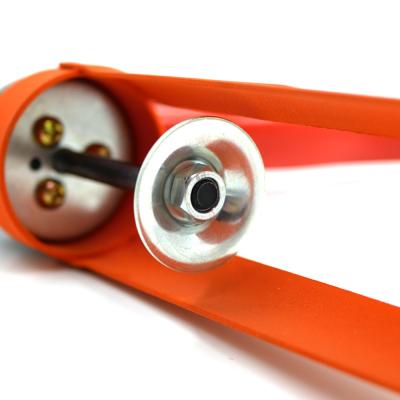 Cina Proporzione di spinta massima 24: 1 Arancio Rod rotondo liscio a mano Pistola di silicone per tubi Caulk da 310 ml in vendita