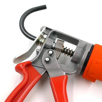 Cina Proporzione di spinta massima 24: 1 Arancio Rod rotondo liscio a mano Pistola di silicone per tubi Caulk da 310 ml in vendita