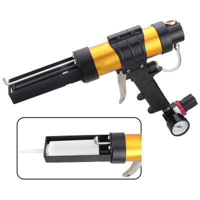 中国 メタル100ml 2つのコンポーネントエポキシアプリカーター銃 両種類の粘着剤 販売のため