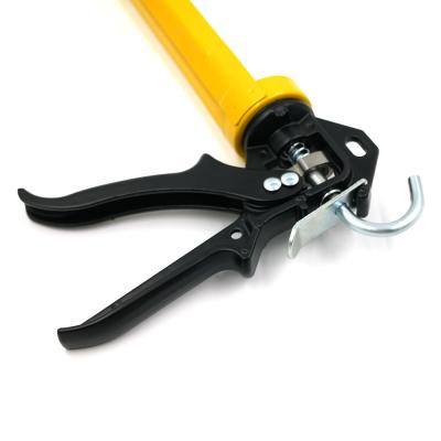 Cina Cradle Steel Skeleton Frame Sealant Caulking Gun Dripless 400ml Rotante in vendita
