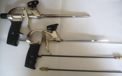 Cina non stick Rivestito di qualità professionale CE certificato Polyurethane PU Foam Gun con ugello di ottone da una estremità all'altra in vendita