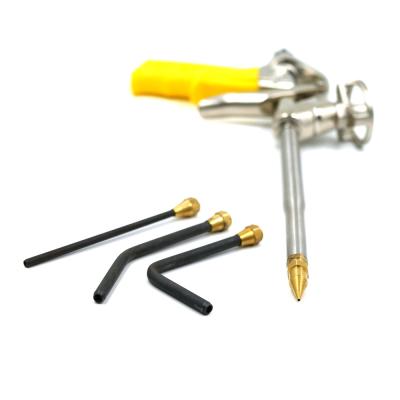 Cina 1 mm di diametro zinco placcato oro olio generico spray pistola filo punto punta ugello in vendita