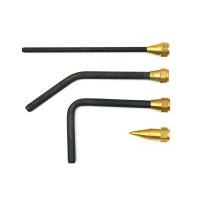 China 4pcs Universal Rotatable Point Tip Thread Spray Nozzle for hand pu foam gun for sale