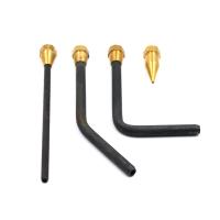 China 4pcs Universal Rotatable Point Tip Thread Spray Nozzle for hand pu foam gun for sale