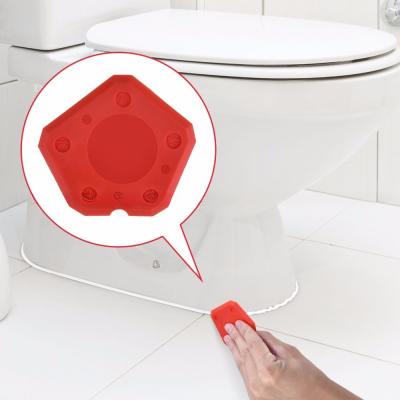 Cina 4pcs kit di attrezzi di sigillamento trowel sigillante di silicone rosso professionale e raschiatore sigillante per cucina bagno pavimento sigillante sigillamento in vendita