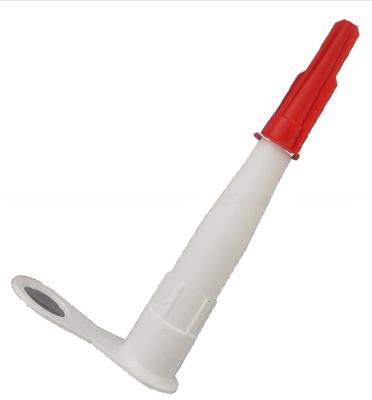 Cina Nozzol per sigillante per cartucce popolare con tappi a vite rosse e ugelli per sigillante in silicone, mastica e cartucce EU3 in vendita