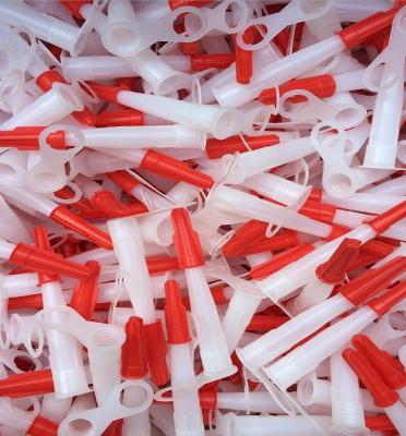 Cina Nozzol per sigillante per cartucce popolare con tappi a vite rosse e ugelli per sigillante in silicone, mastica e cartucce EU3 in vendita