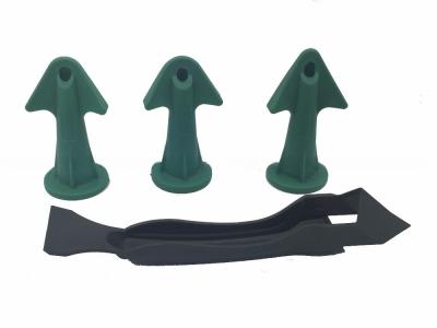China 4 PCS Multifunktioneel afdichtingsmiddel schraper en caulk trowel spuitstuk Plus en siliconen caulking tools afwerkingstool ((BC-P053) Te koop
