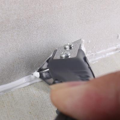 China Kit de ferramentas para remoção de silicone e raspador de silicone 3 em 1 selante substituição e remoção Kit de ferramentas de calafação com 3 almofadas substituíveis à venda